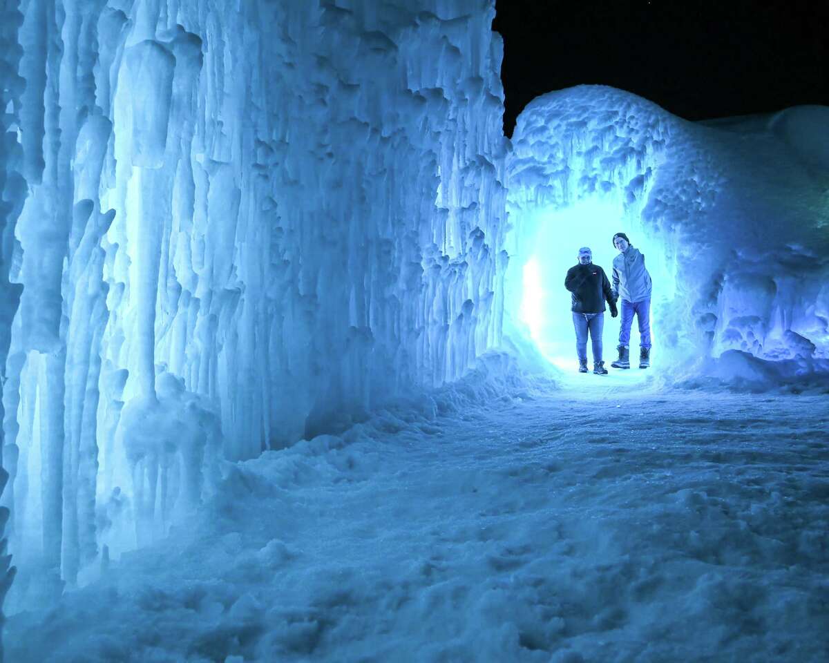 Lake George's Ice Castles are open