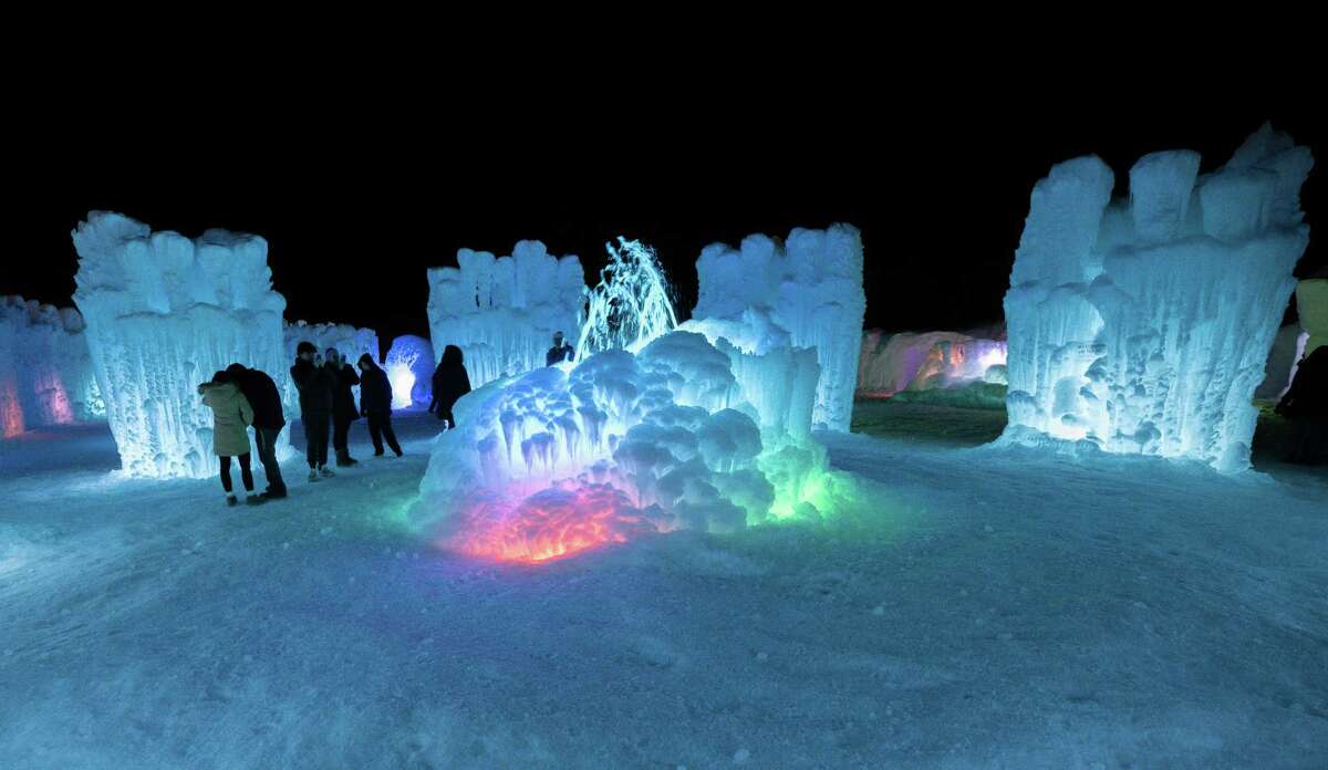 Lake George's Ice Castles are open
