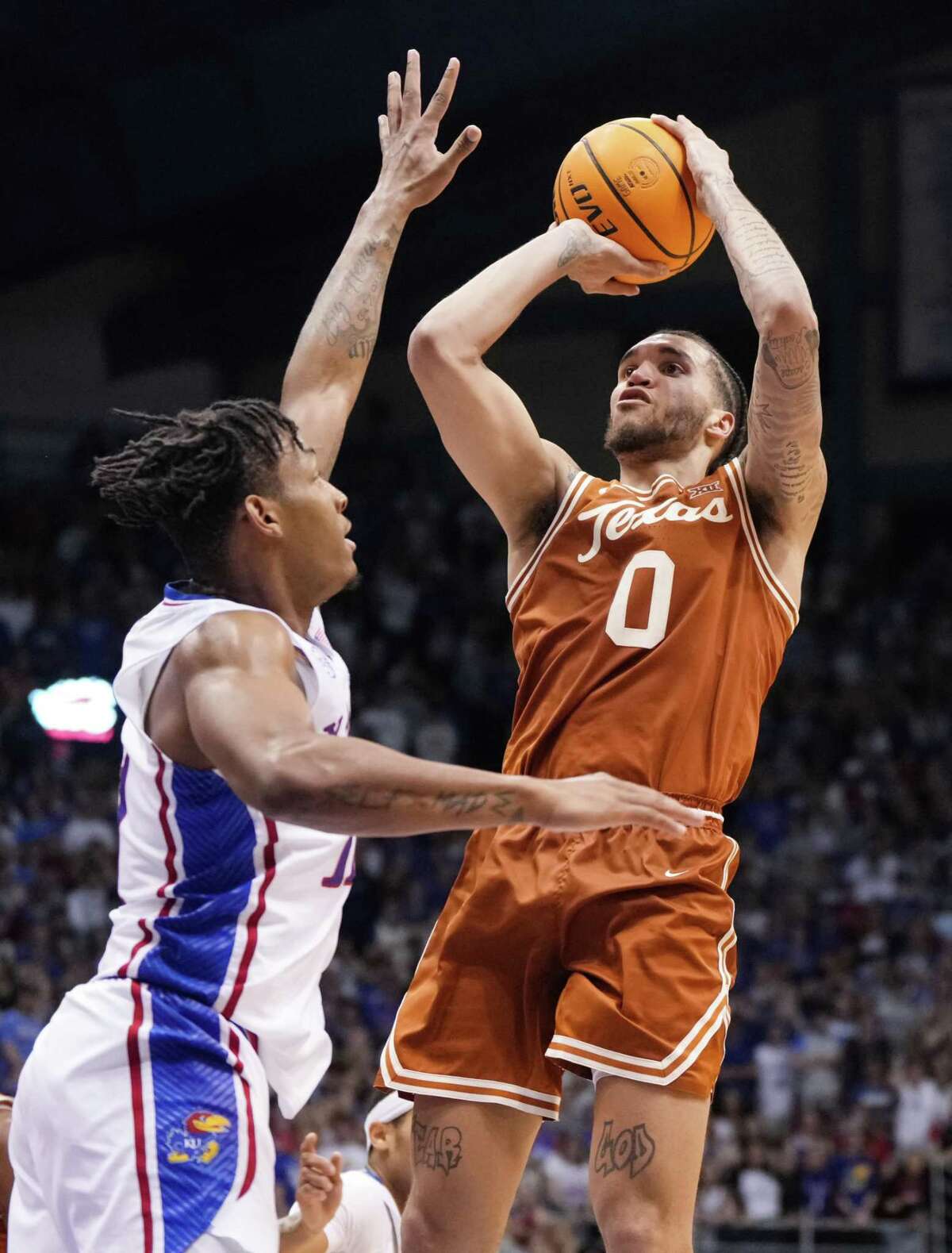 Texas forward Timmy Allen embracing role as a defensive stopper