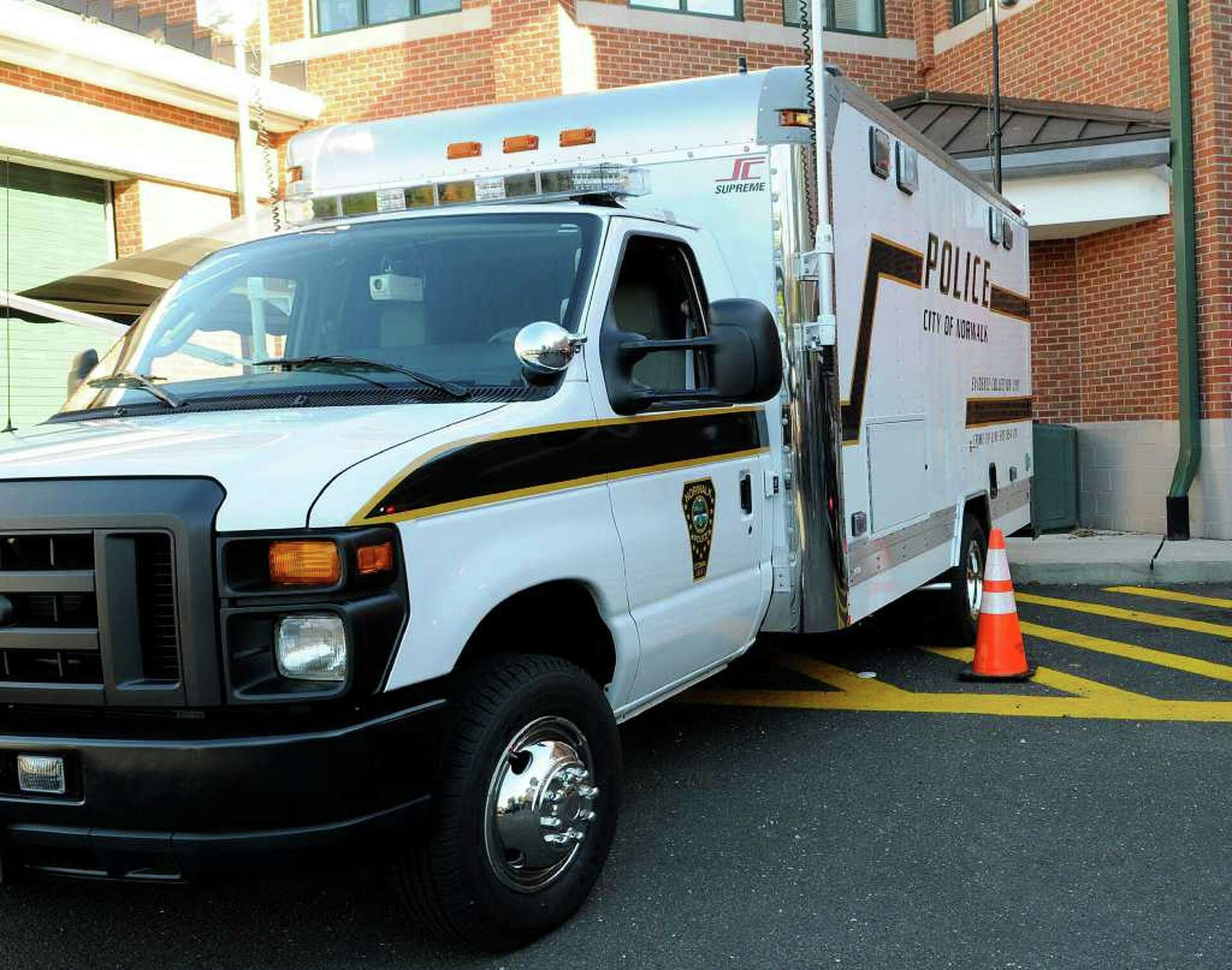 Norwalk police unveil crime fighter trucks