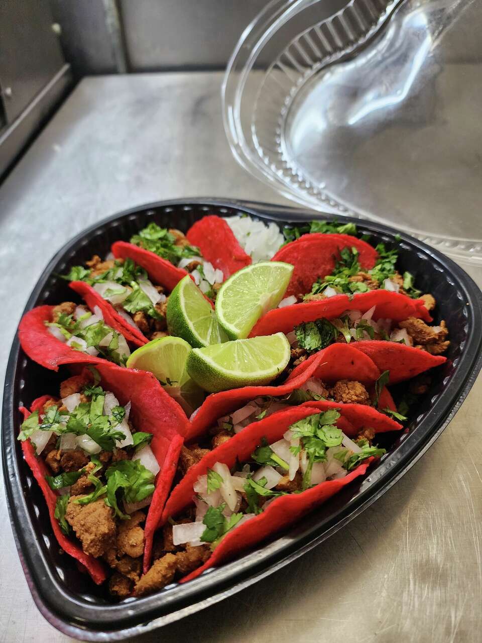 San Antonio serves heart-shaped tacos for Valentine's Day