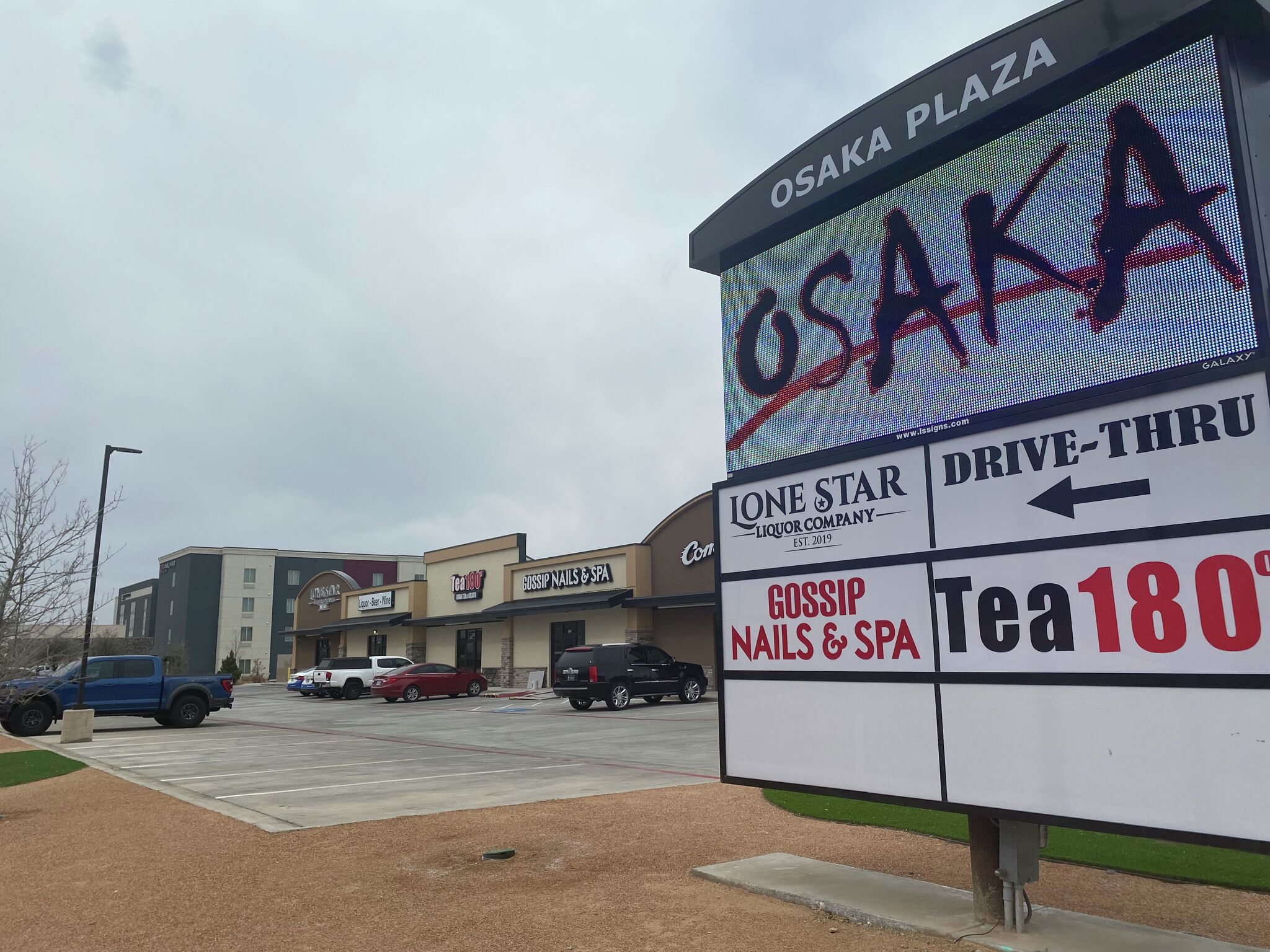 Osaka Plaza opened in Midland near the Scharbauer Sports Complex?