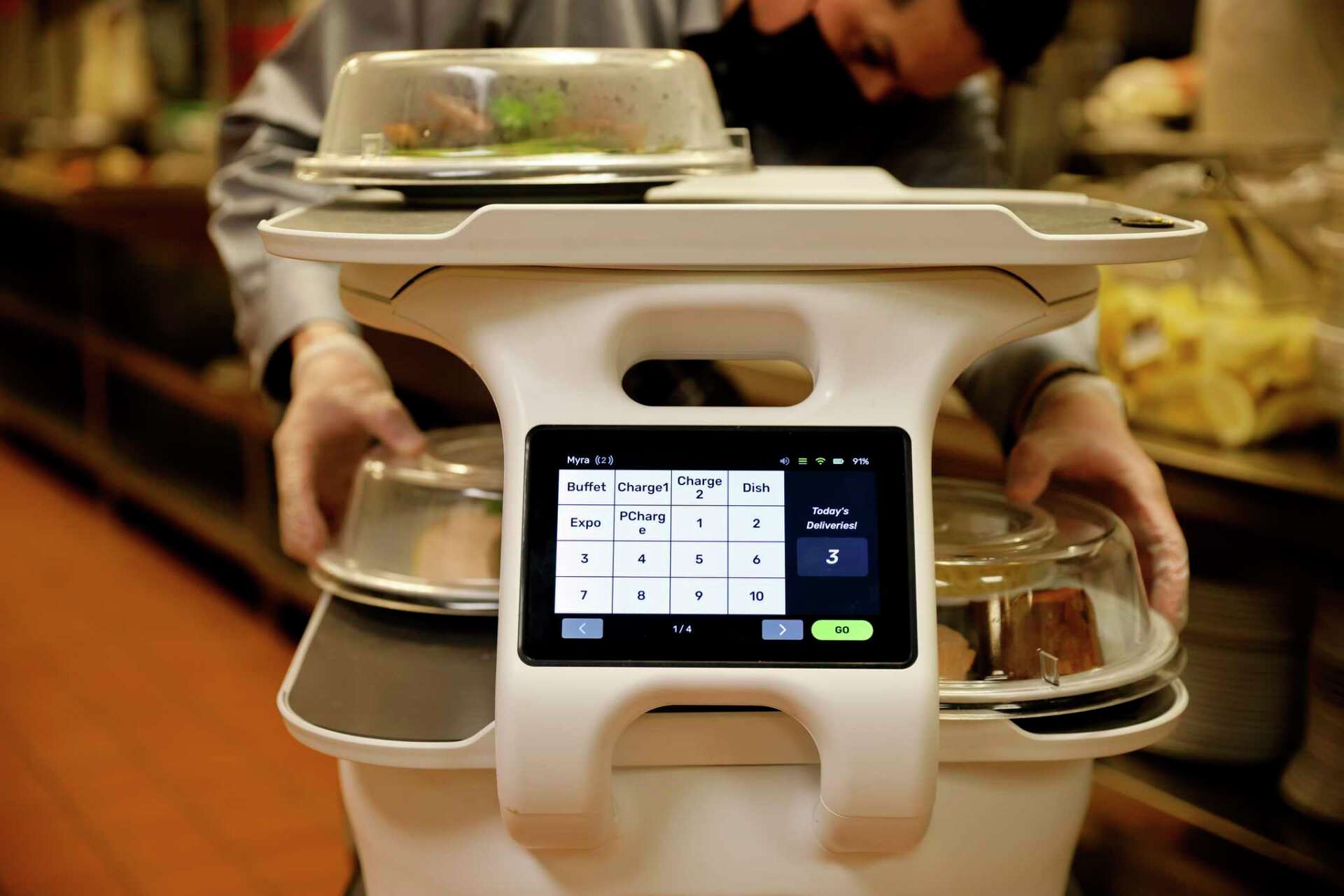 Robots serve dinner at S.F. retirement home