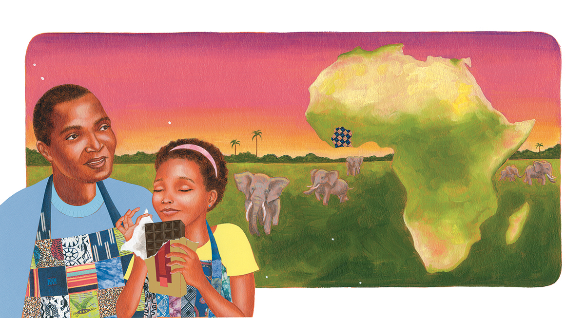 Elizabeth Zunon illustrates stories of Black, West African history