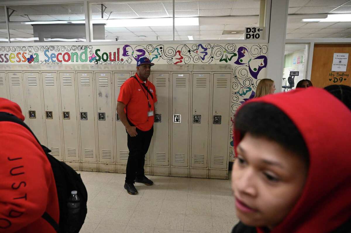 With 'red shirts' and police, improvement seen in Schenectady schools