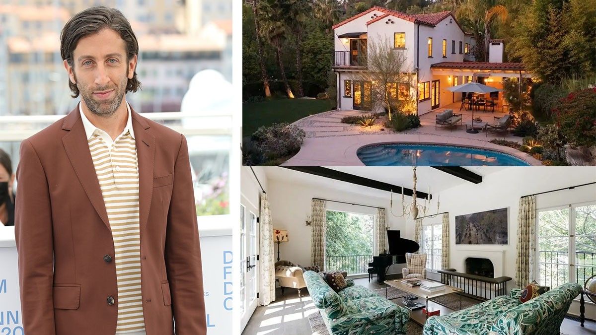Actor Simon Helberg's Mediterranean Estate Makes a Big Bang on the L.A ...