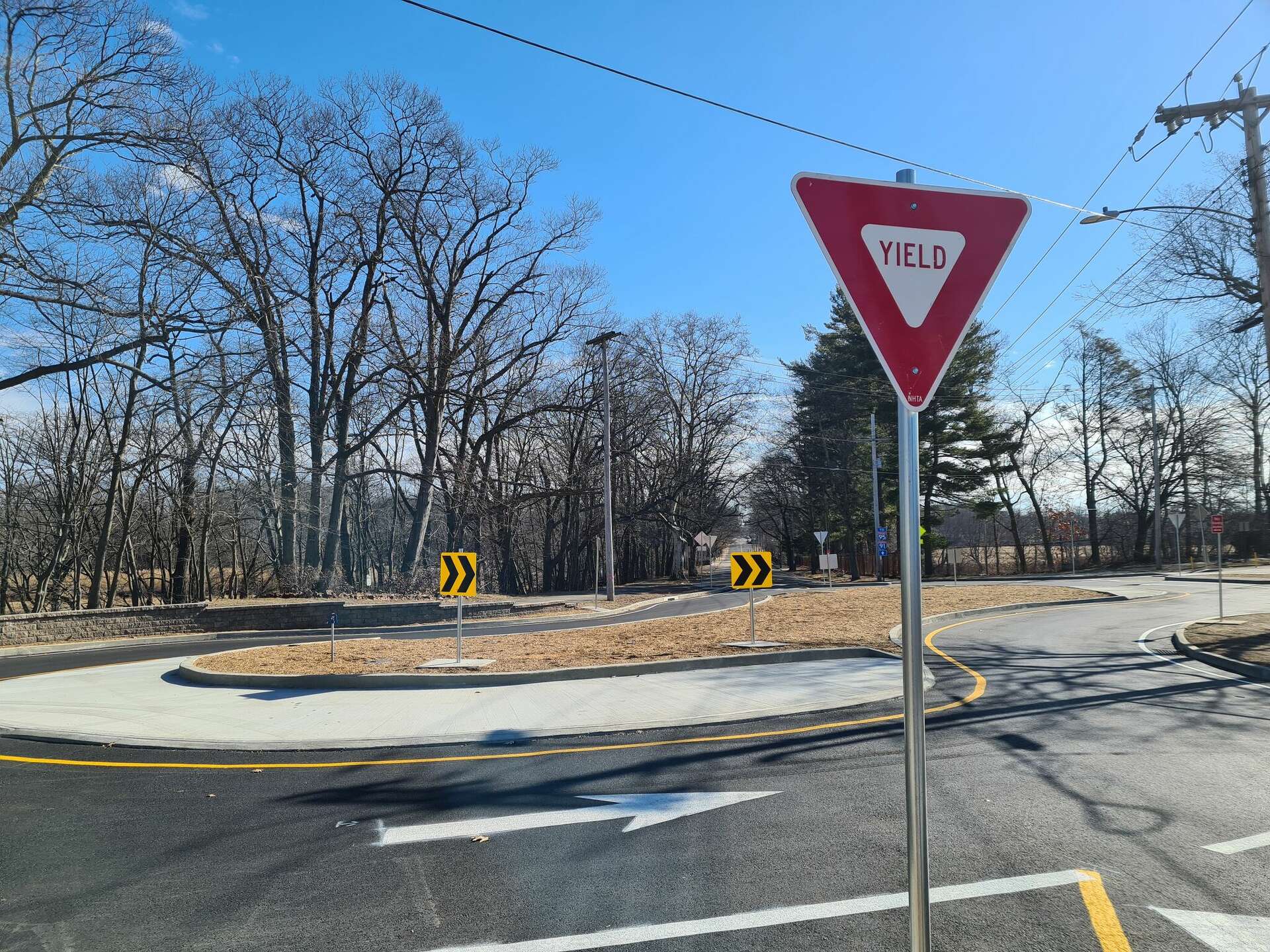 Dangerous New Haven intersection gets a 'peanut' to boost safety
