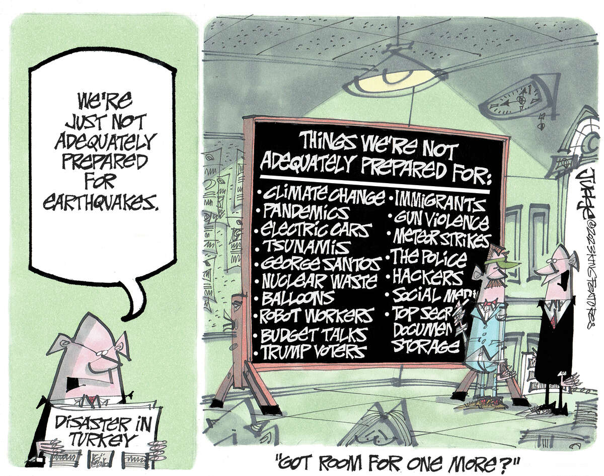 Editorial cartoons from the San Antonio Express-News