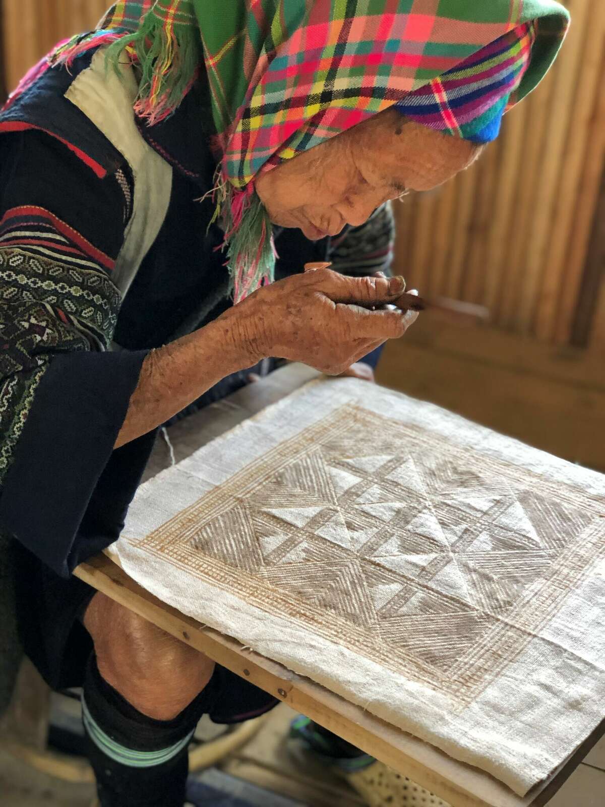 BACA Gallery in Branford showcases rare indigo from Laos