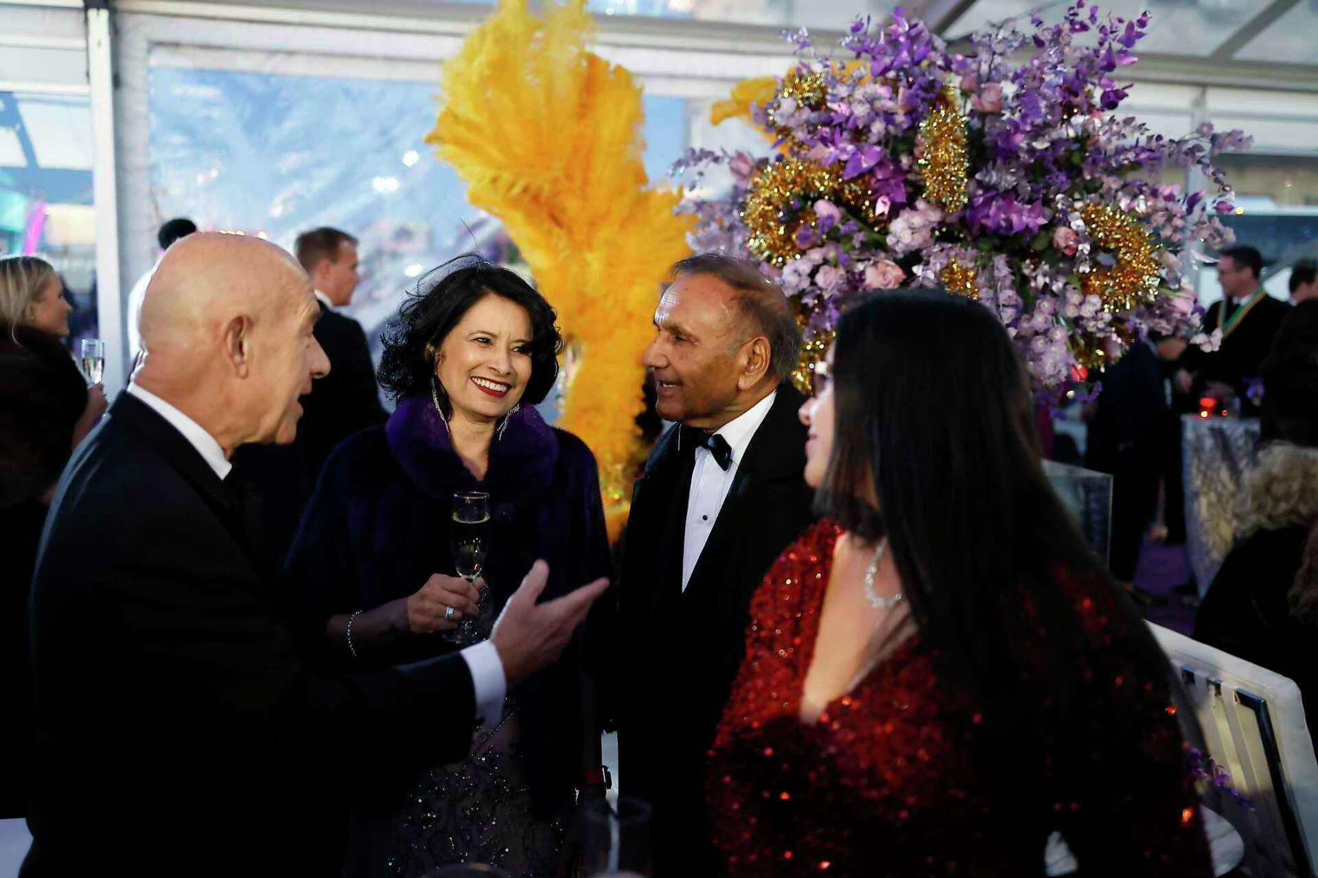 Tilman Fertitta’s Mardi Gras party spotlights Whitmire, young Buzbee