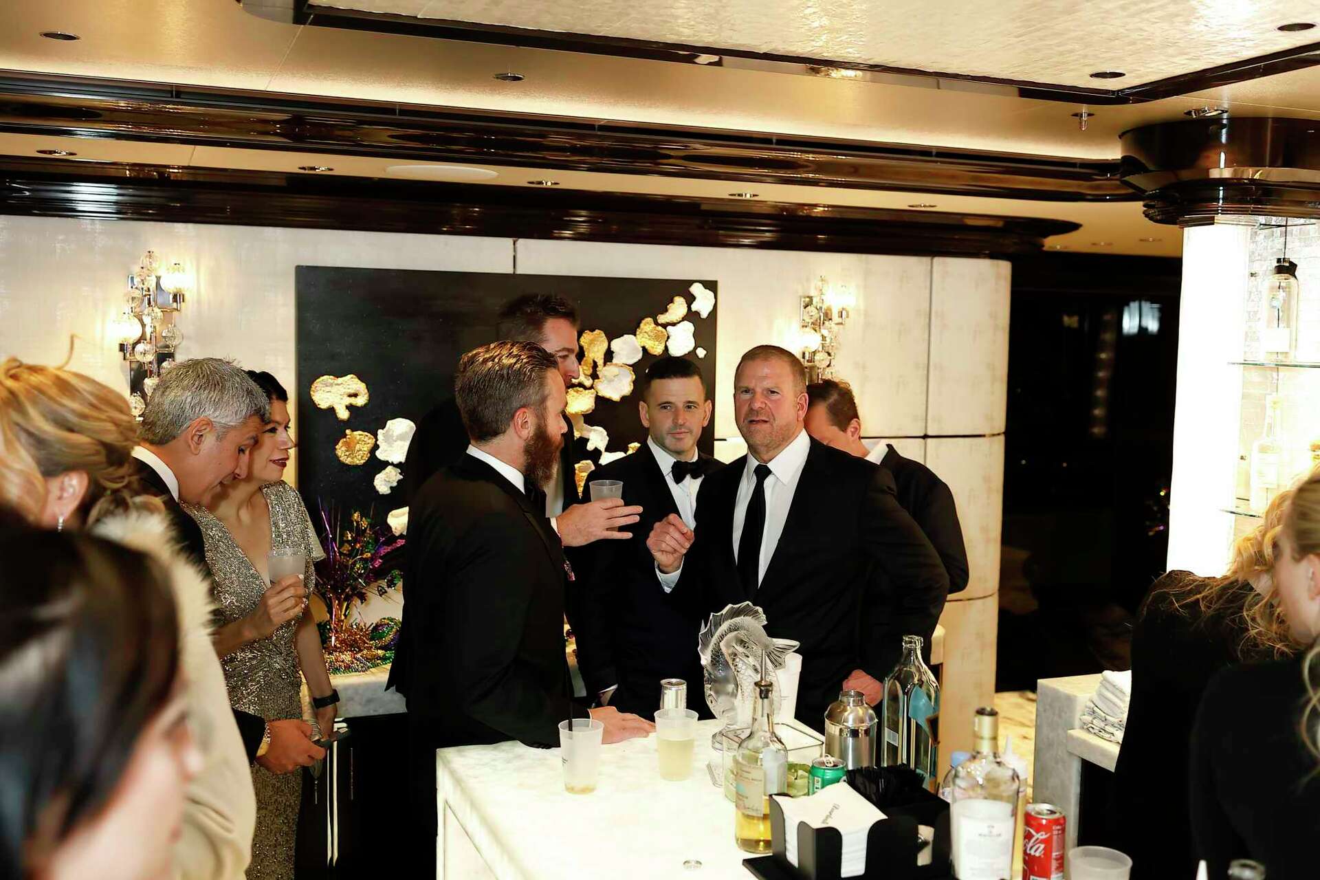 Tilman Fertitta’s Mardi Gras party spotlights Whitmire, young Buzbee