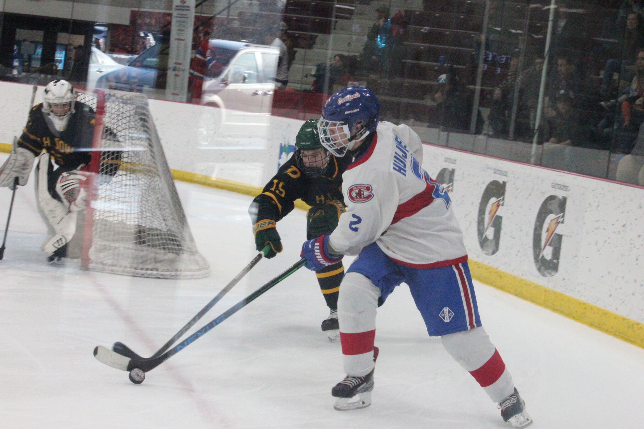 Leyder twins shine during senior day