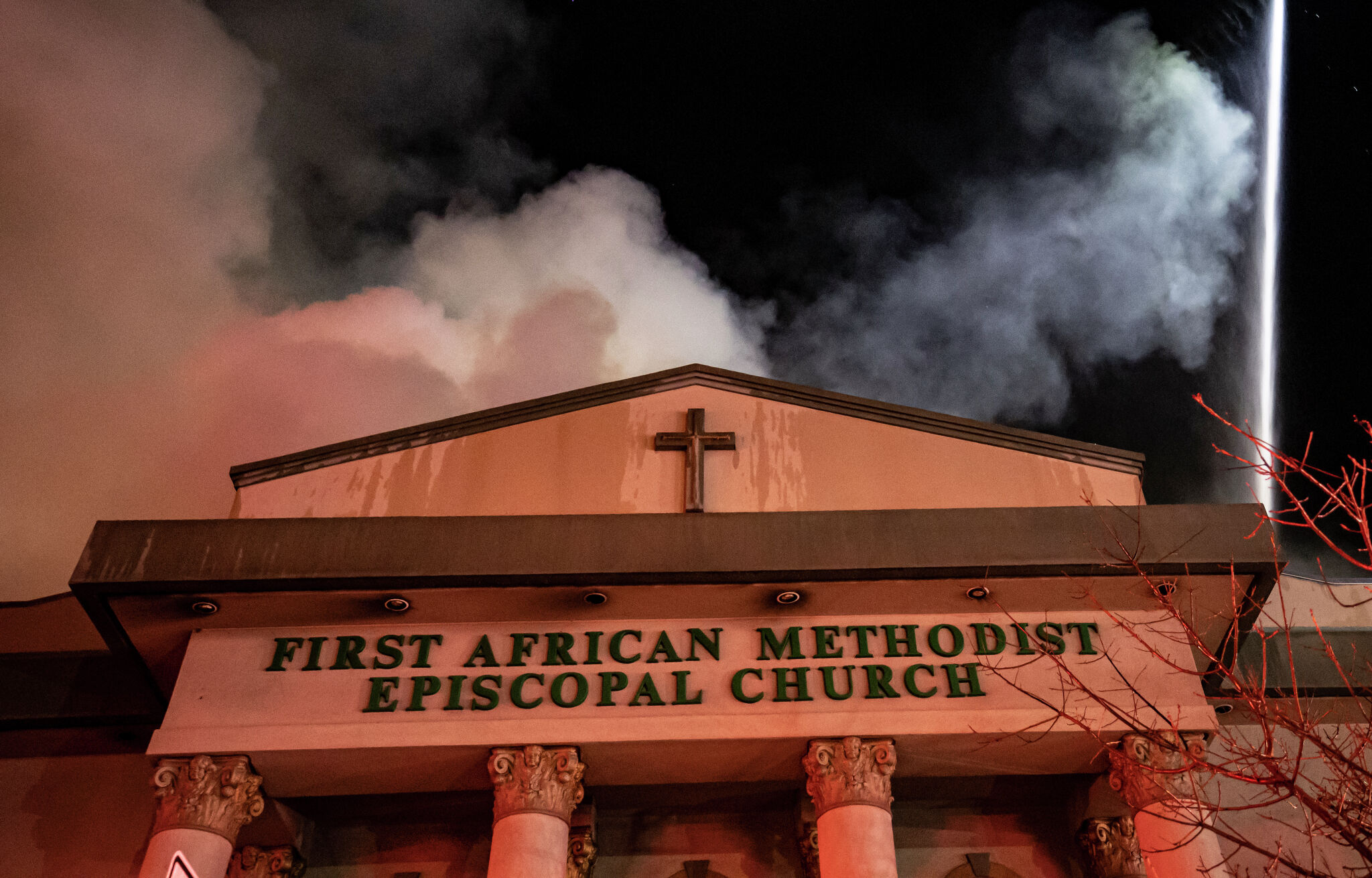 Fire guts historic First African Methodist Episcopal Church in Oakland