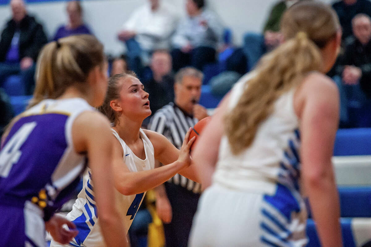 PHOTOS: Cavalry Baptist and Coleman high clash in girls basketball