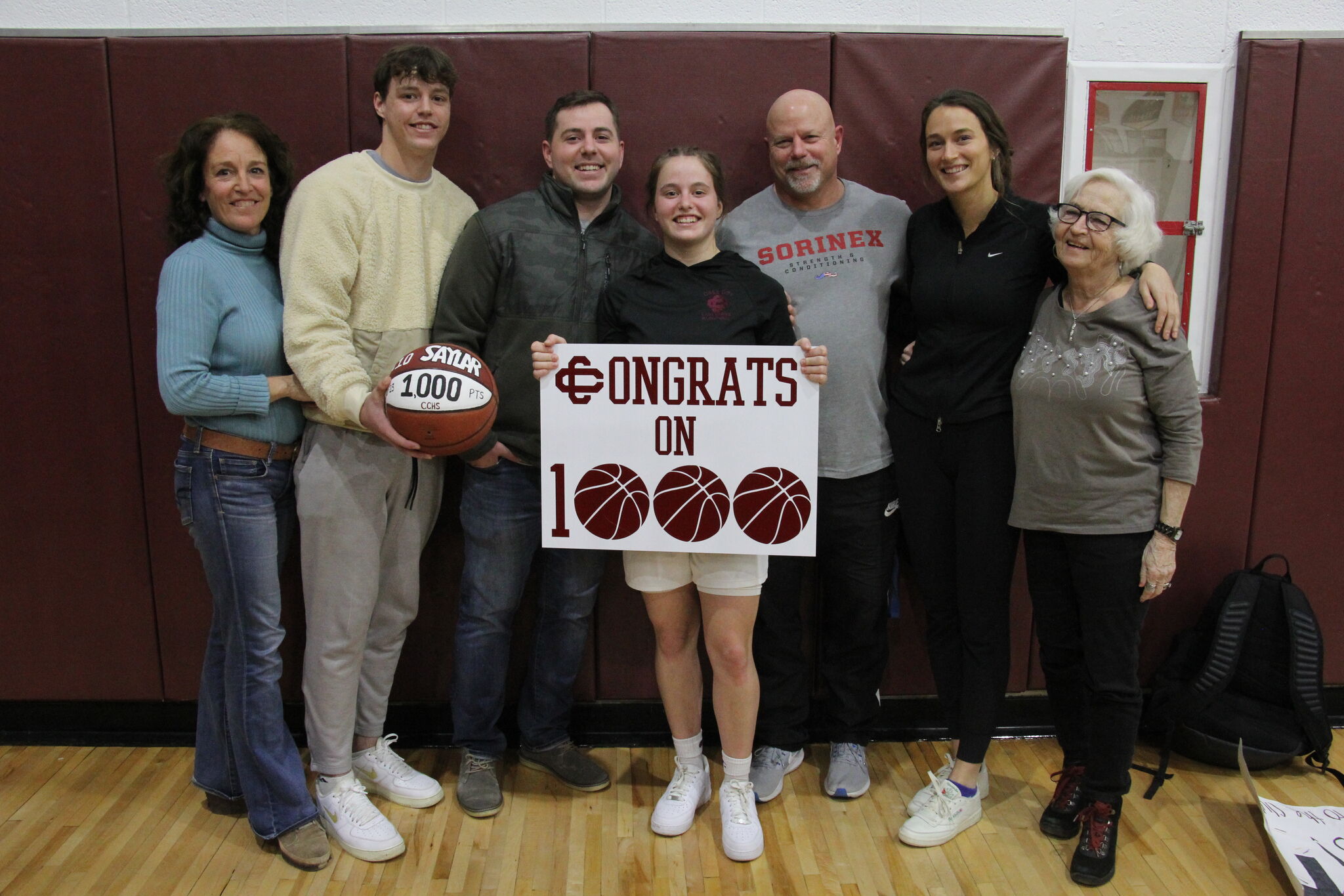 Cass City's Saylar Cuthrell joins Red Hawks 1,000 point club