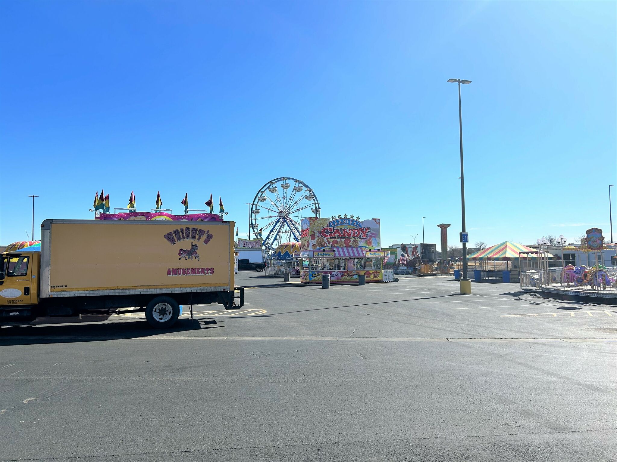 Wright’s Amusements carnival in Midland, Texas, this weekend