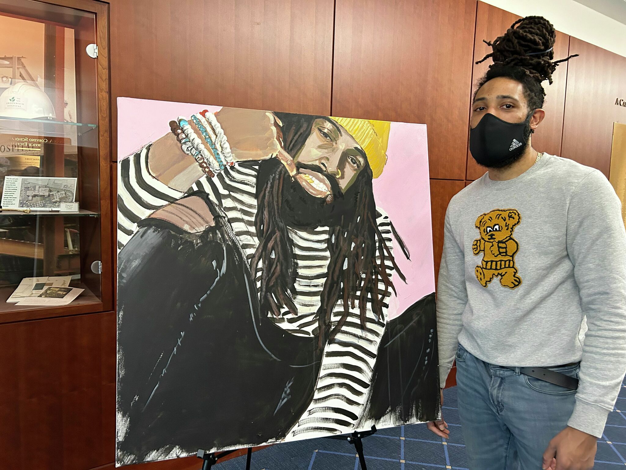 Stamford artist's portraits showcased at Greenwich Hospital