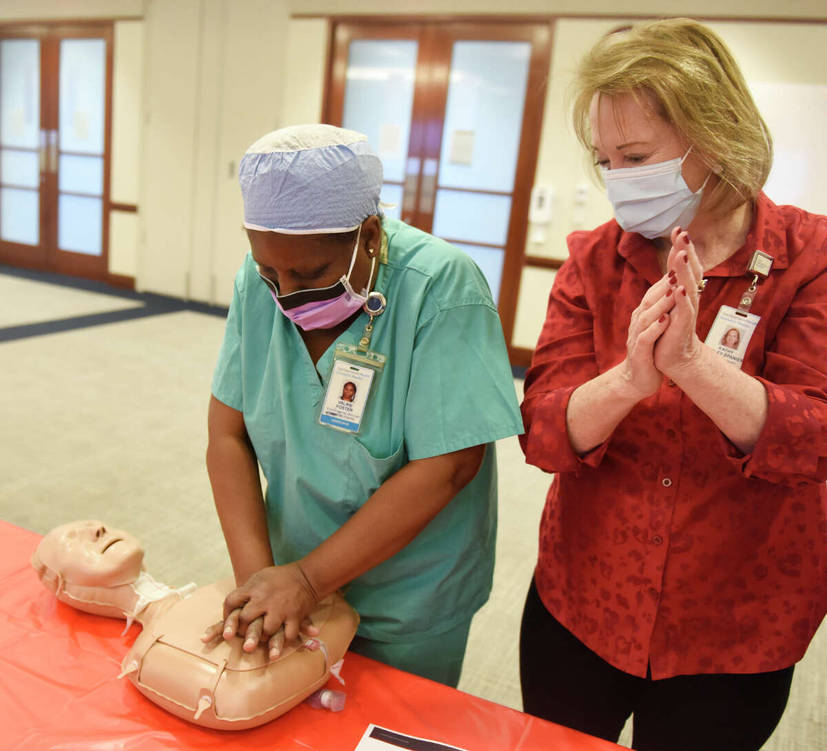 In Photos: Greenwich Hospital teaches hands-only CPR