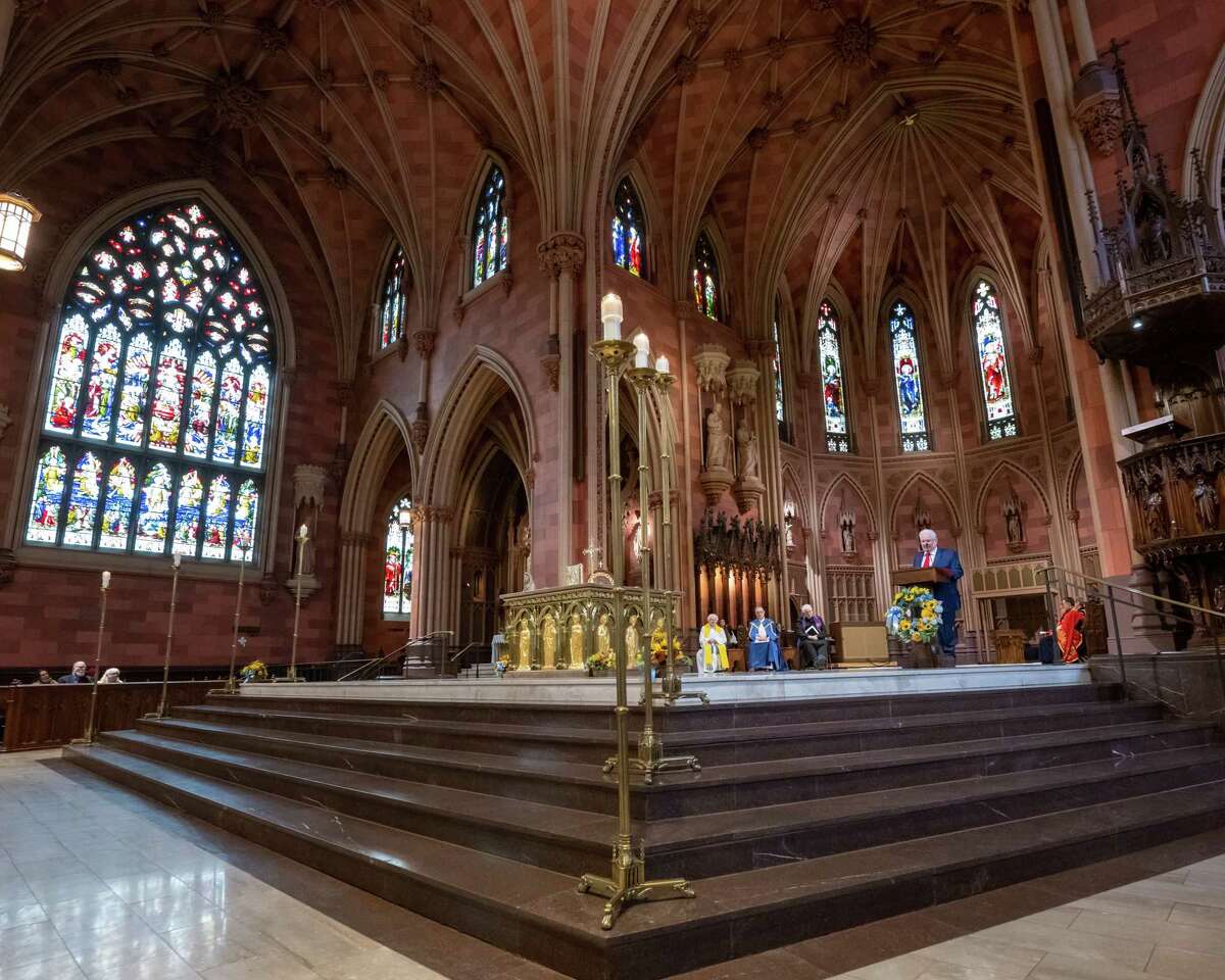Service held in Albany for Ukraine on anniversary of Russian invasion