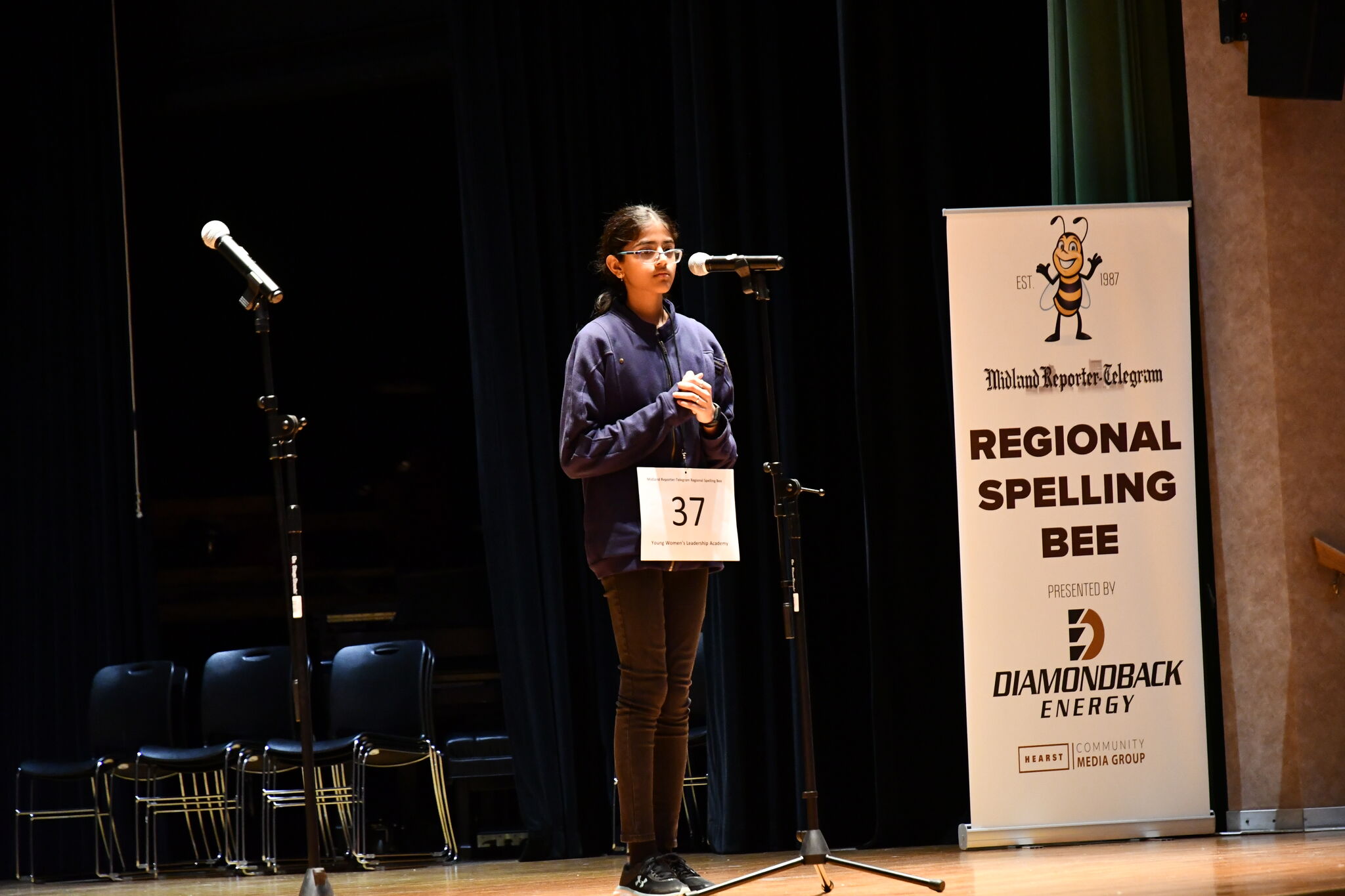 Midland eighth-grader from YWLA claims regional spelling bee title