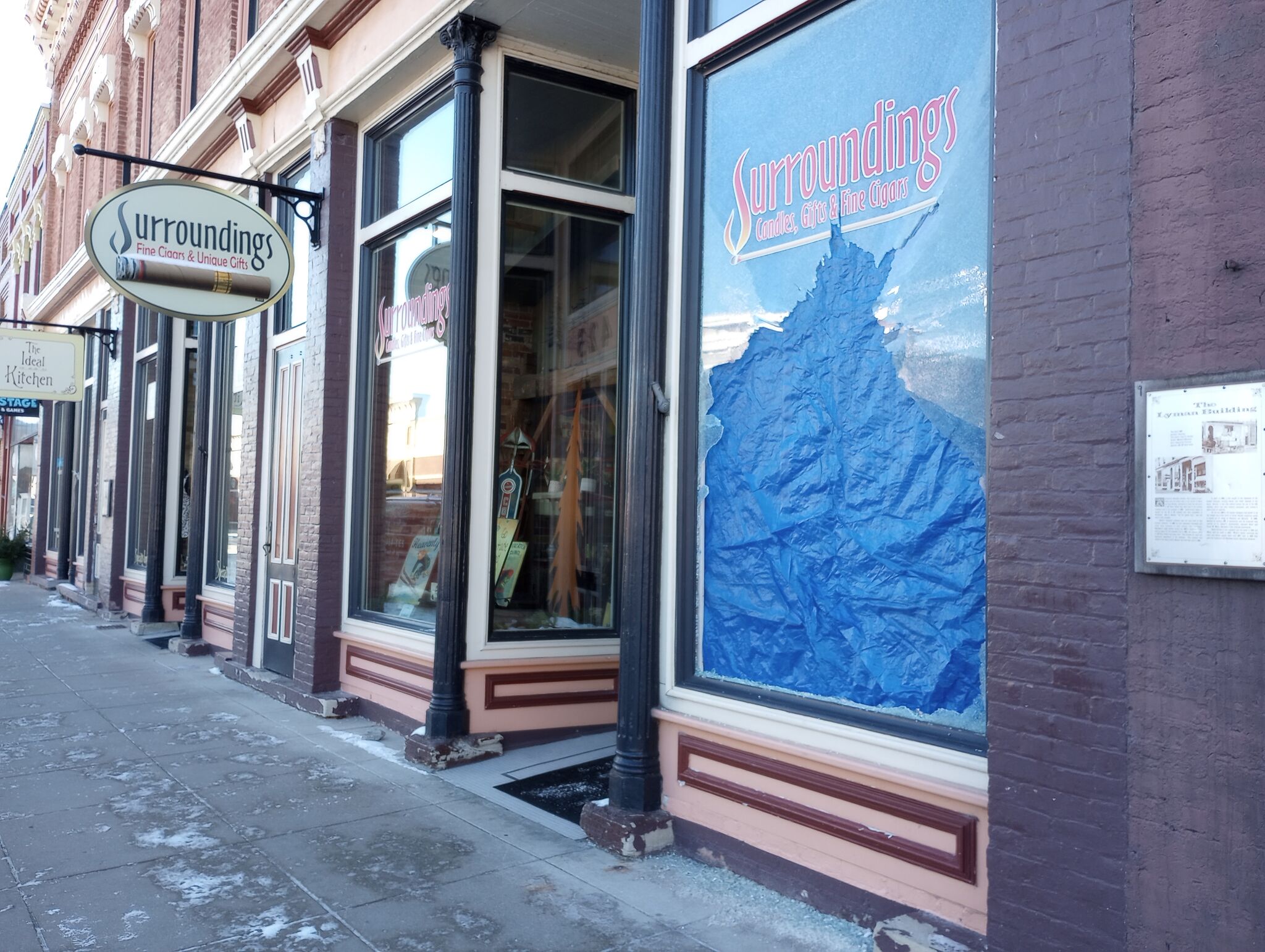 B&E reported at 2 downtown Manistee businesses, damages at a third