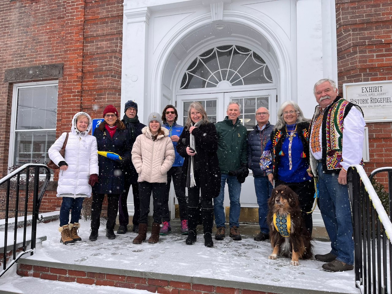 Ridgefield marks 1 year of war in Ukraine: 'Ukraine must win'
