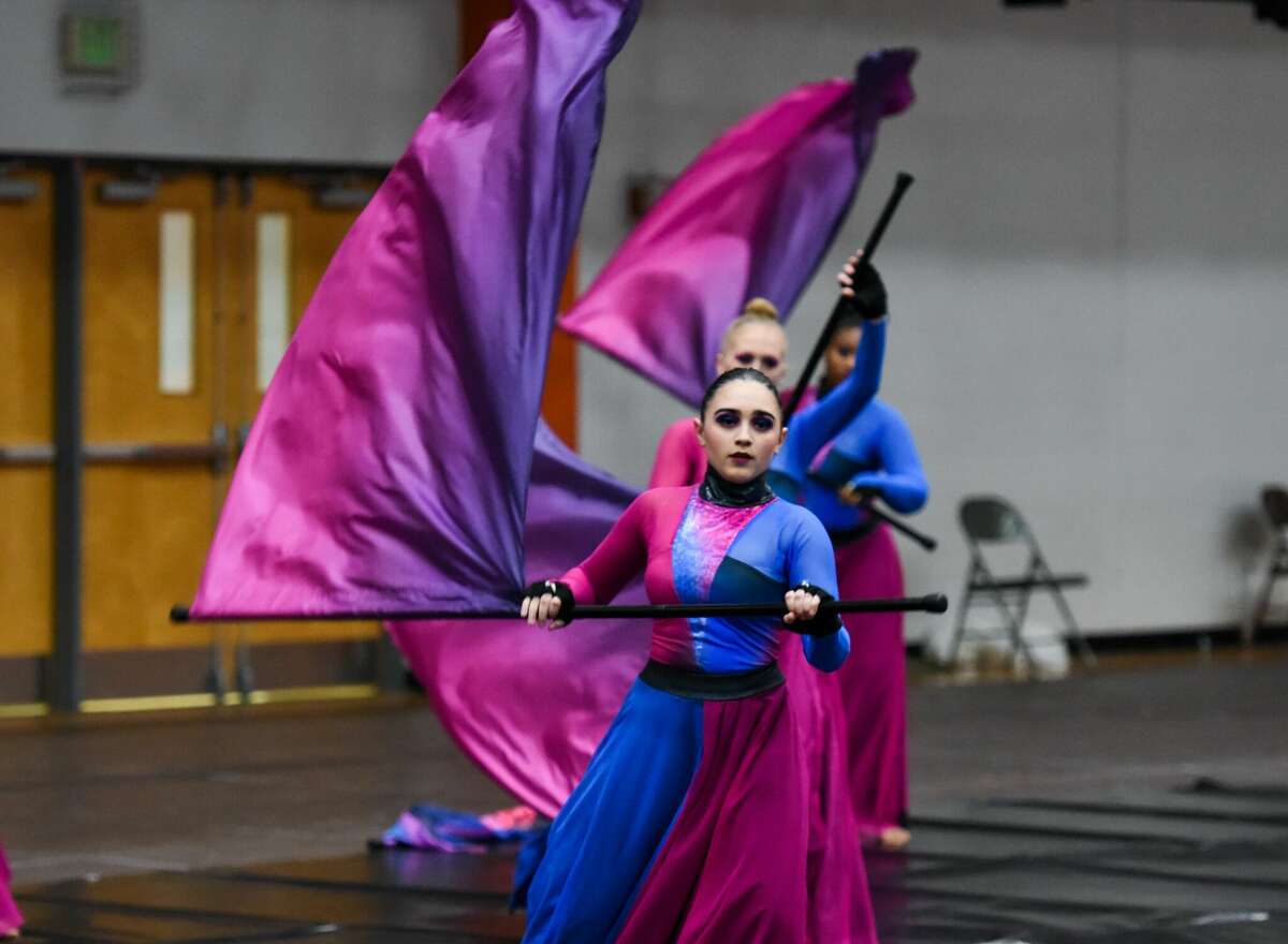 EHS Winter Guard hosts 46-team event