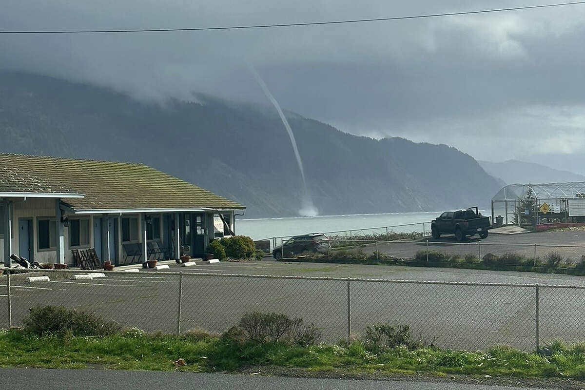 'Really cool sight': Rare waterspout forms in Northern California