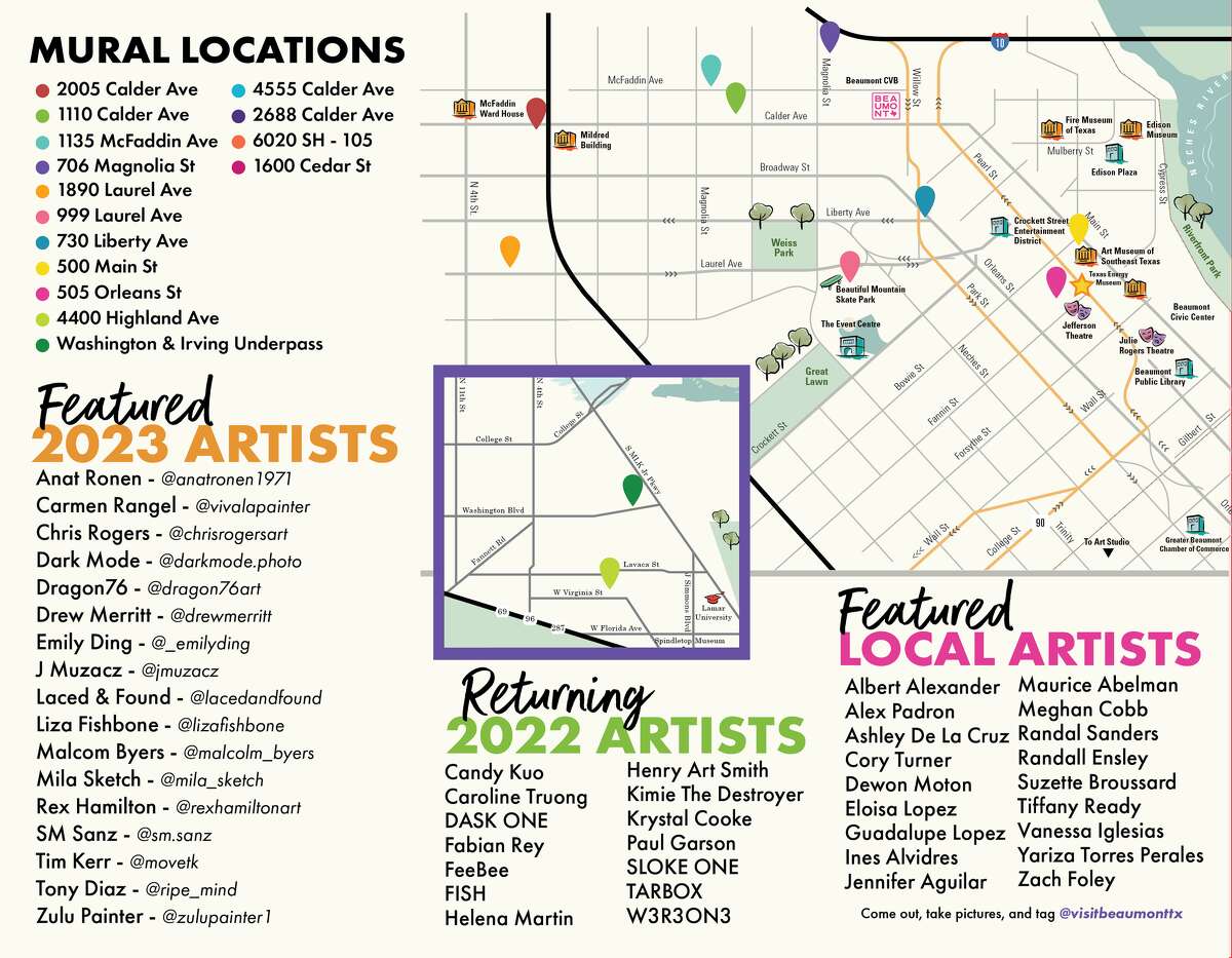 Check out this weekend's Beaumont Mural Festival lineup