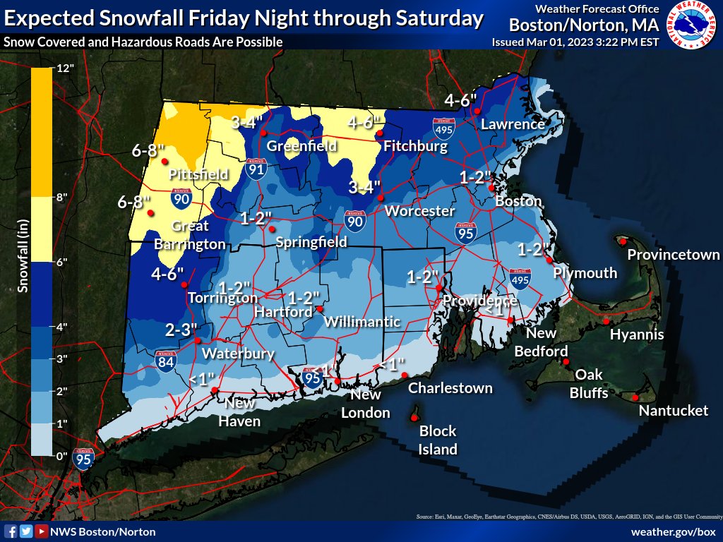 Storm will bring mix of rain, snow and ice to CT, weather service says