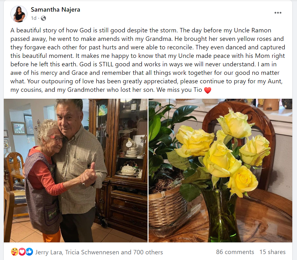 Ramon Najera reconciled with mother before being mauled to death