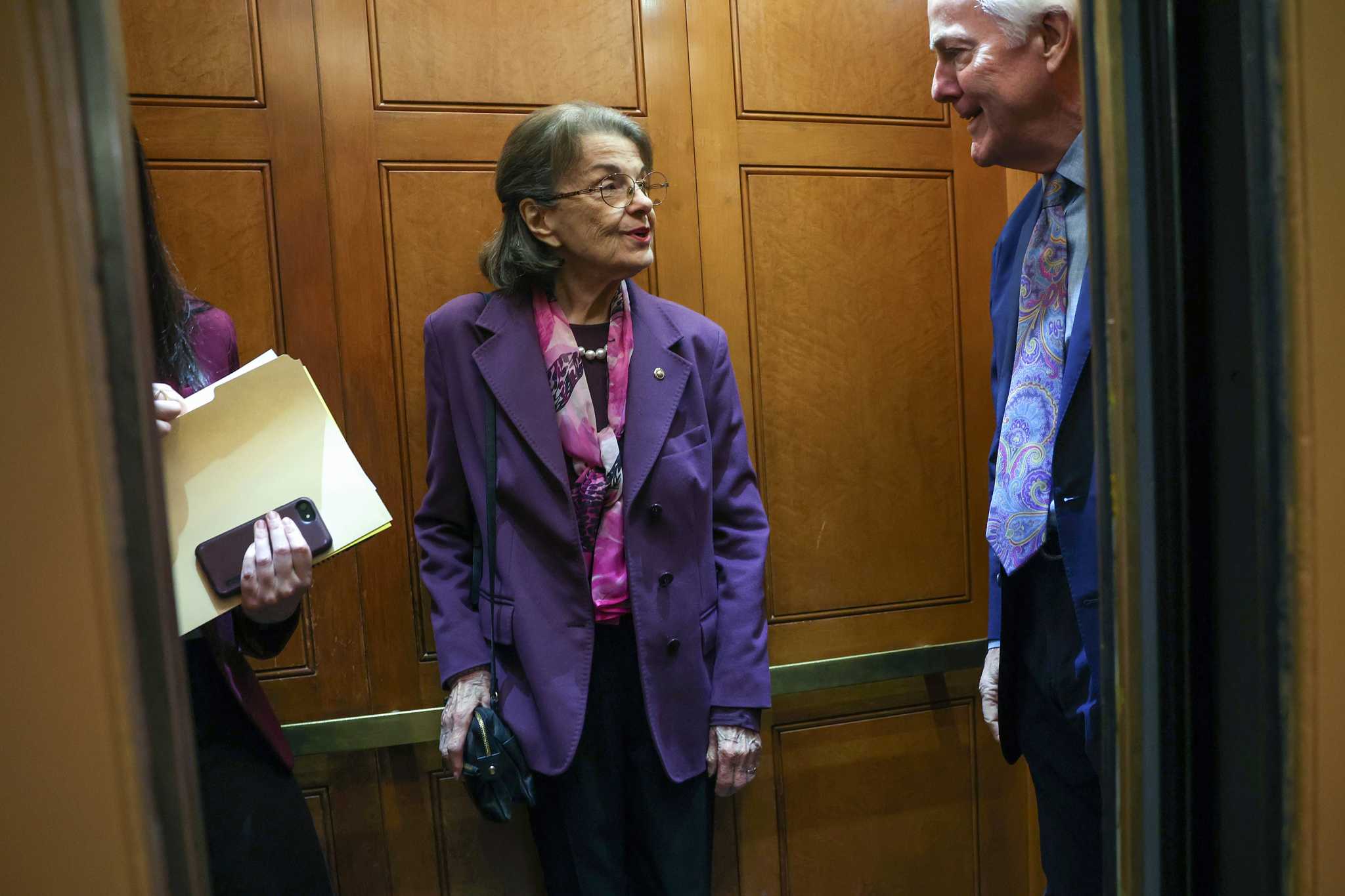Sen. Dianne Feinstein is hospitalized in S.F. with shingles