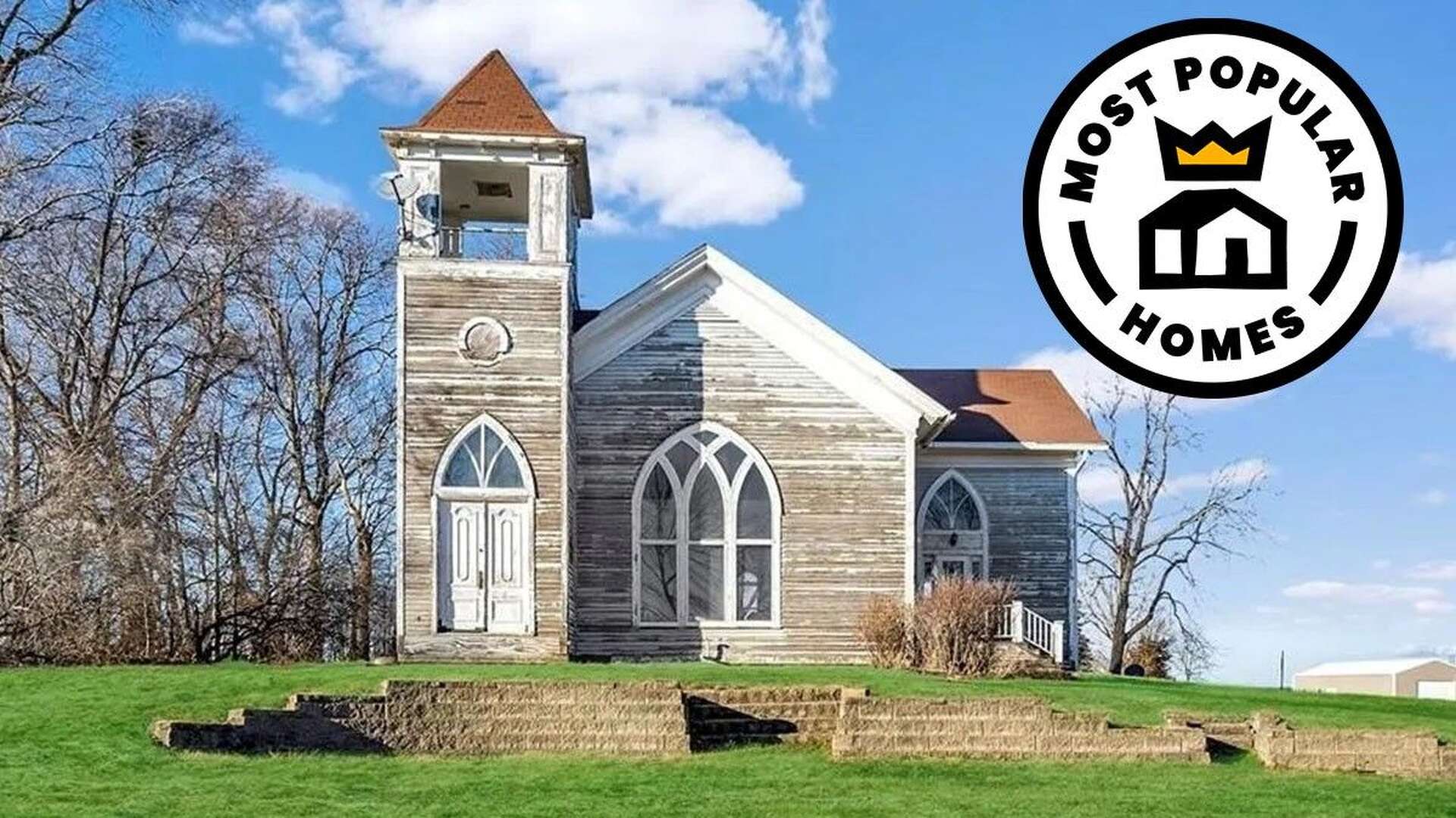 Antique Iowa Home With a Bell Tower Rings In as the Week's Most Popular ...