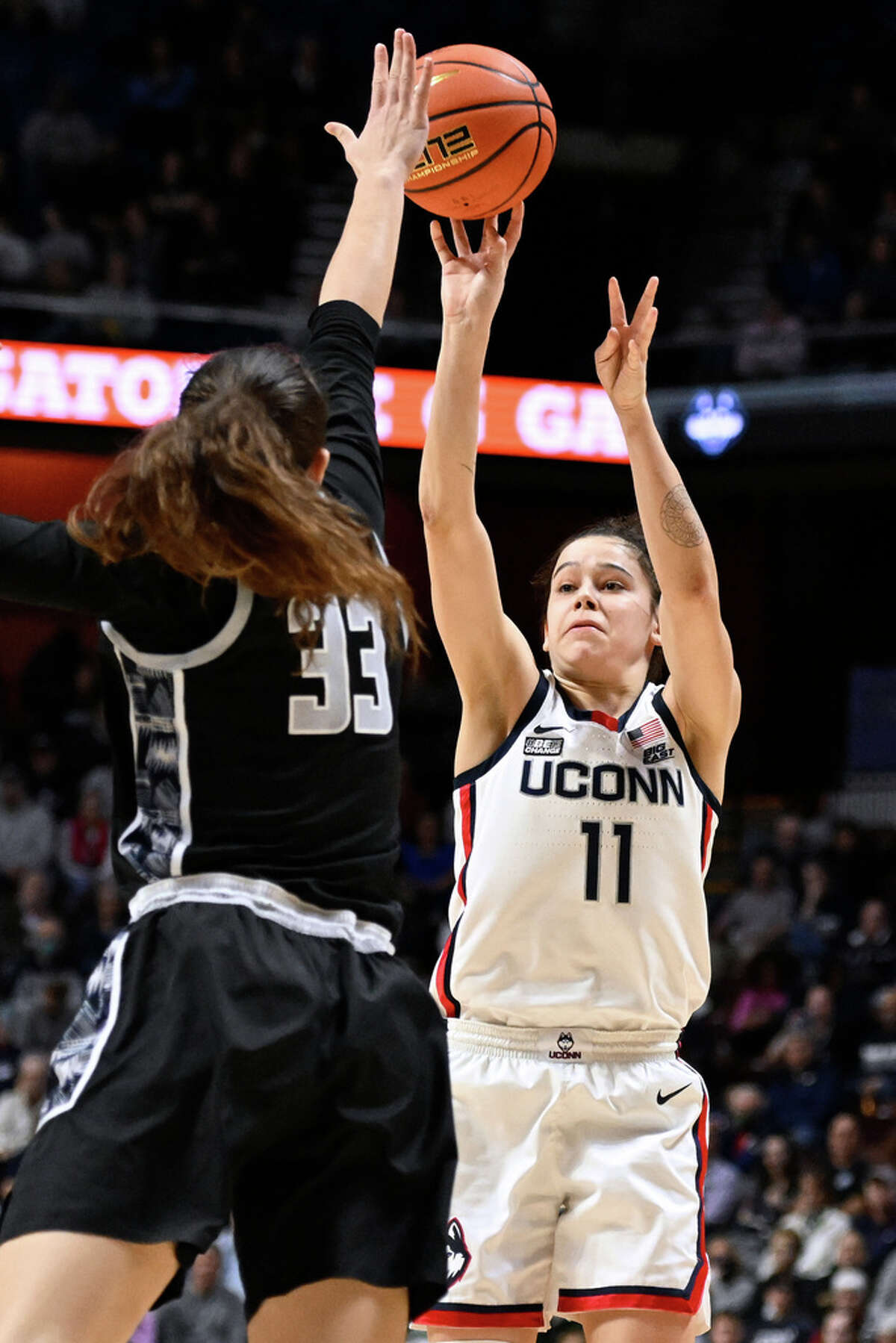 UConn women roll past Georgetown in Big East Tournament