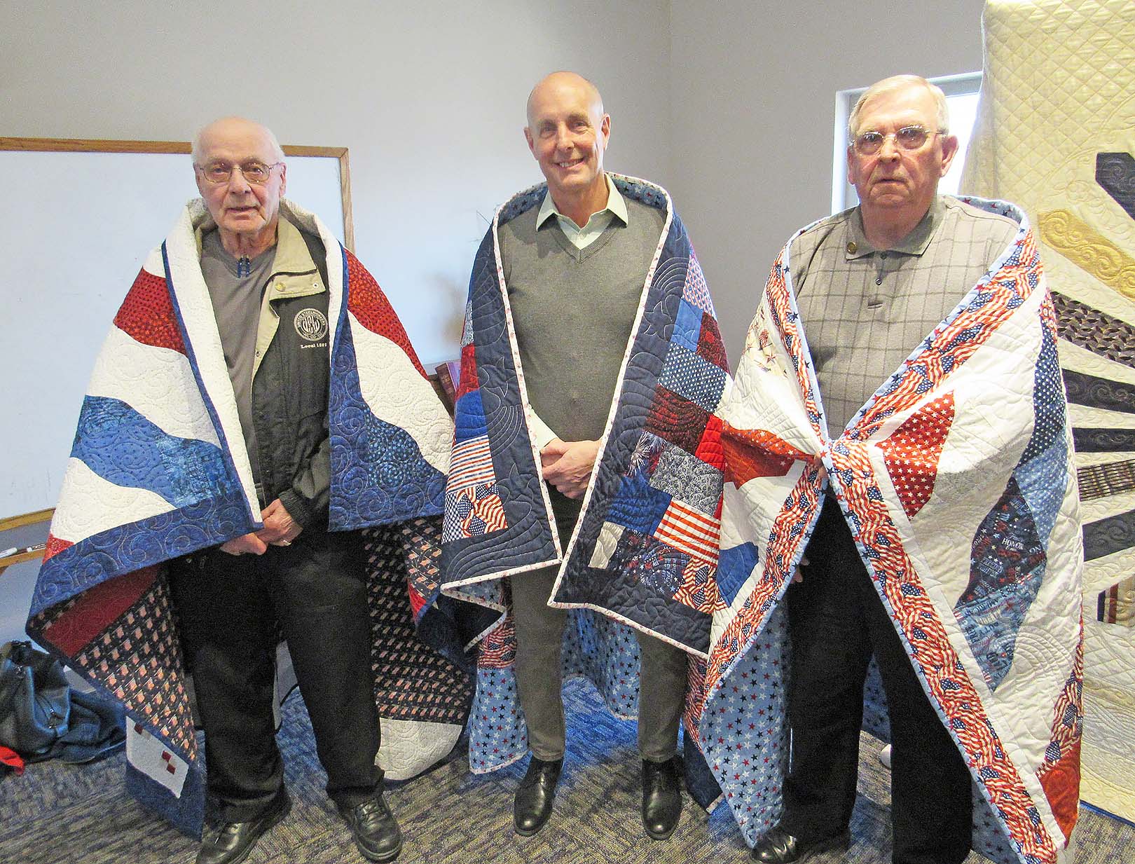 Veterans receive Quilts of Valor at Edwardsville church