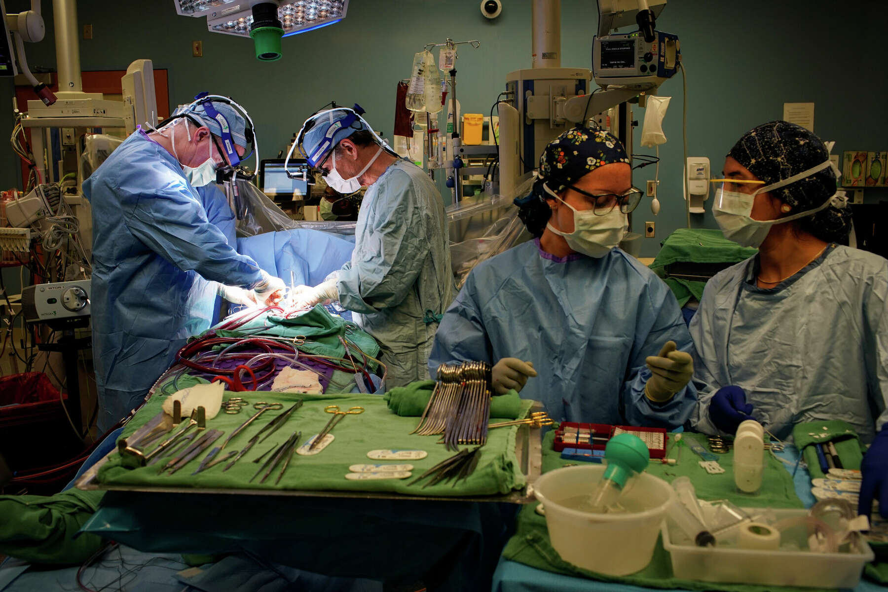 Heart Surgeon Operating