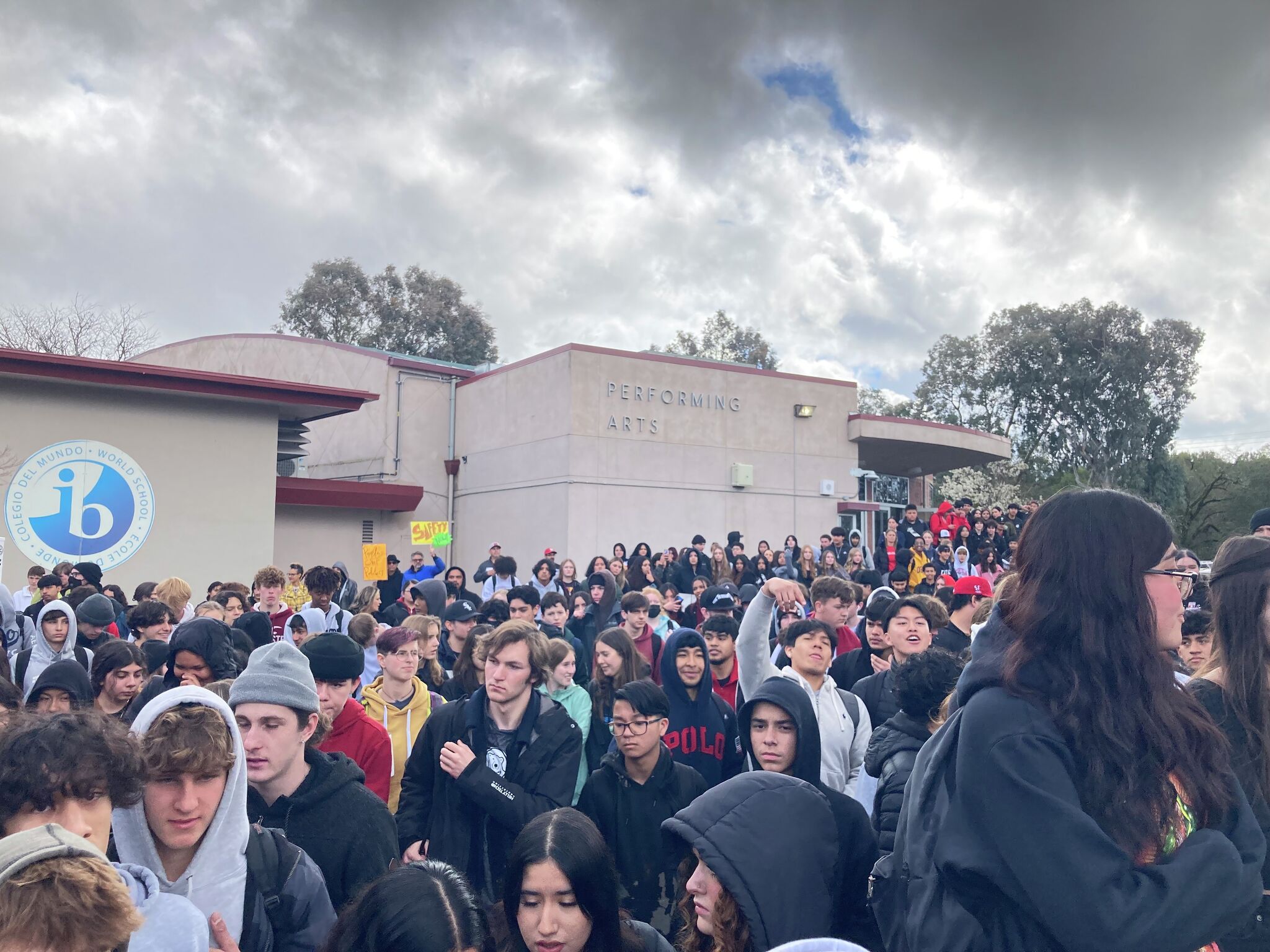 Santa Rosa high school students stage protest after student's death