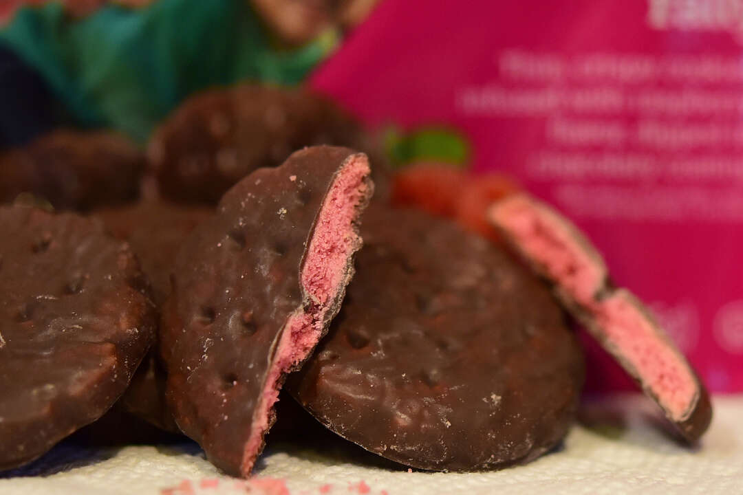Raspberry Rally Girl Scout cookies are reselling on eBay for a lot