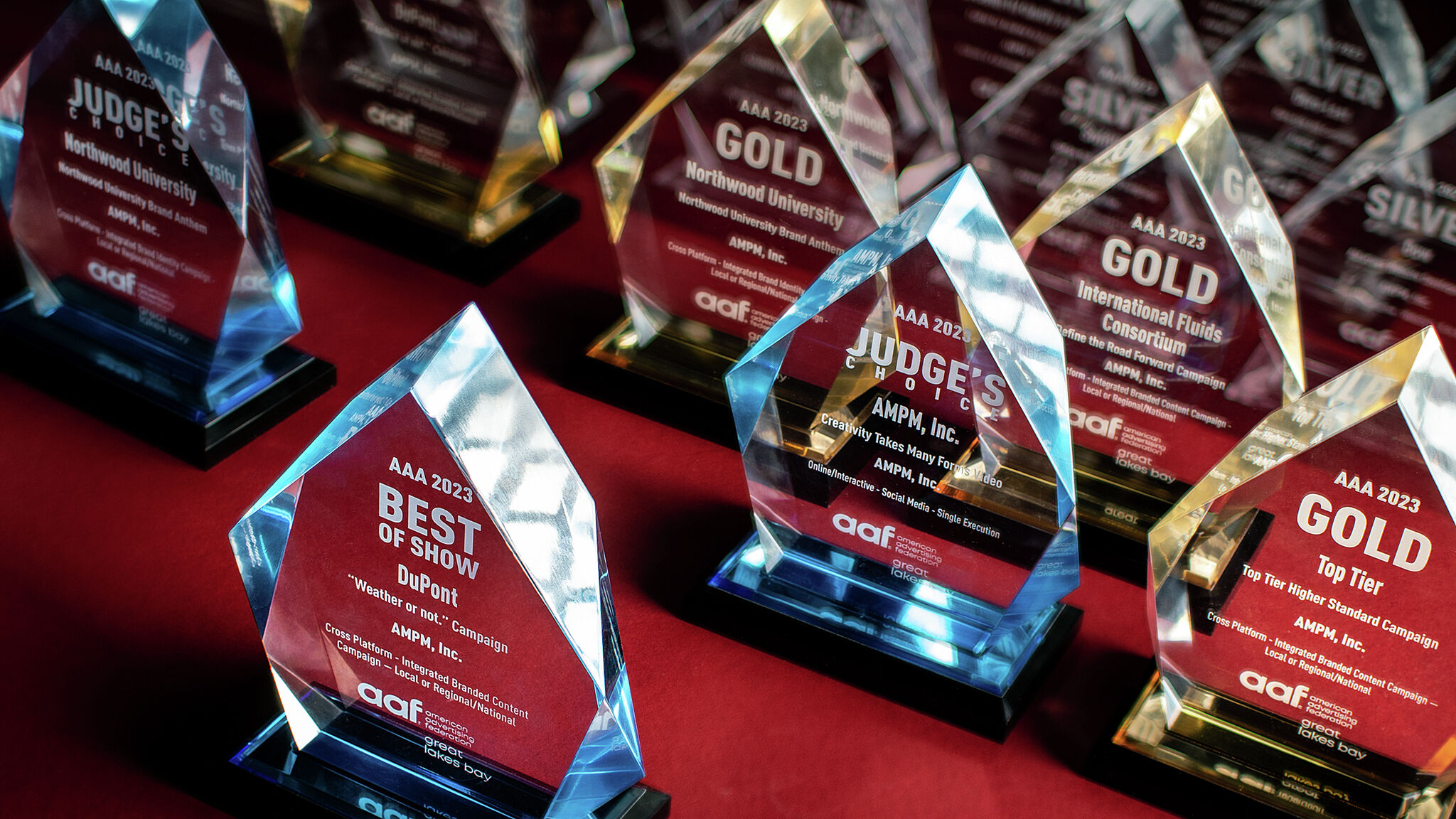 AMPM recognized with 18 ADDY awards