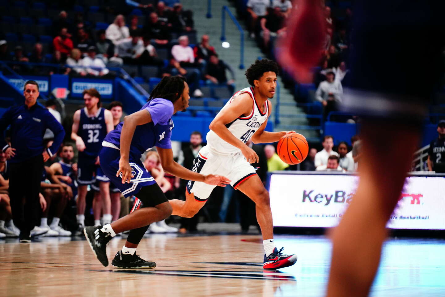 UConn's Andre Johnson Jr. scores first career points in Husky win