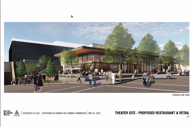 Greenwich train station upgrade includes razing Bow Tie theater