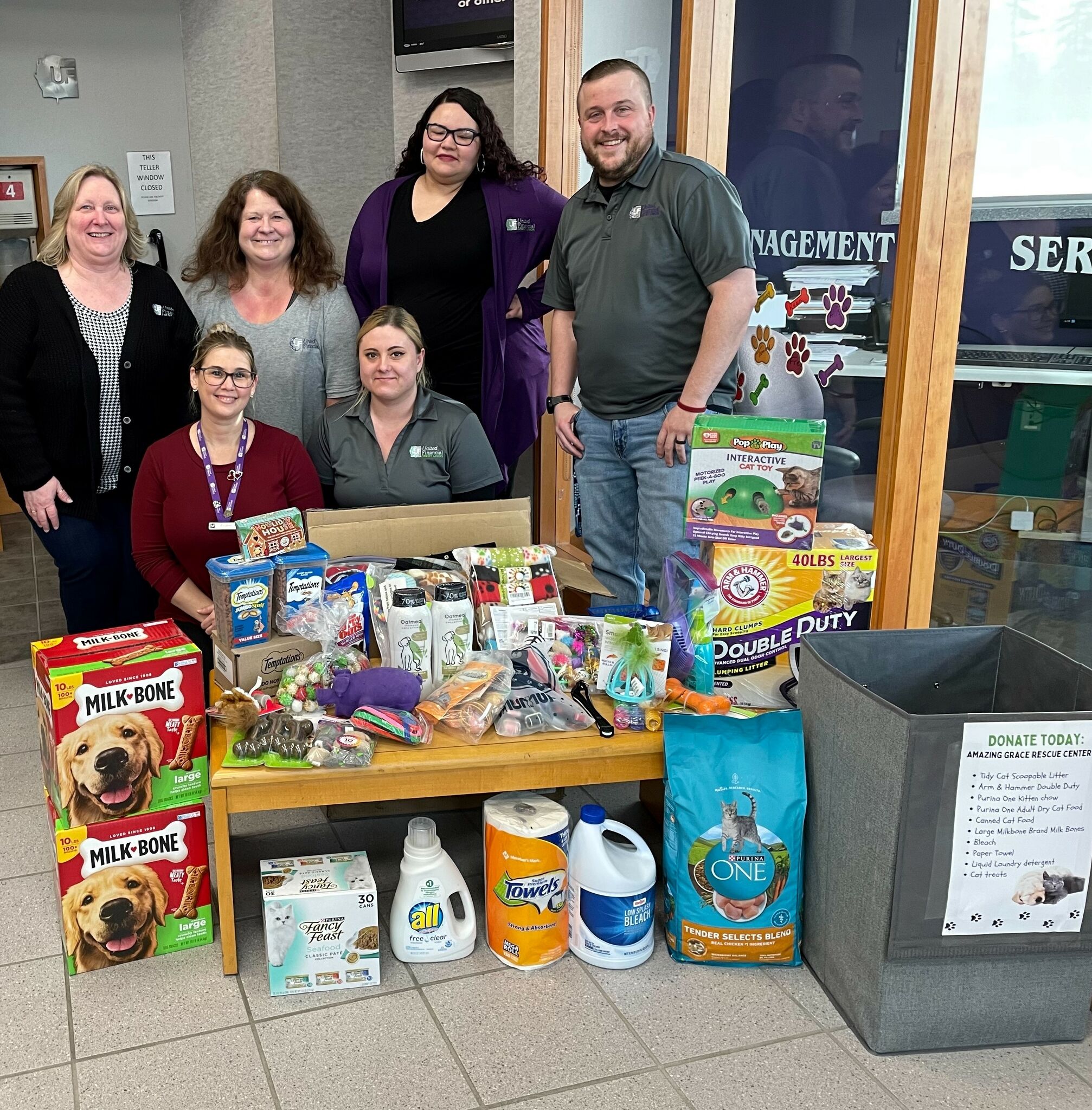 Paws and Claws Animal Rescue Collection Drive big success