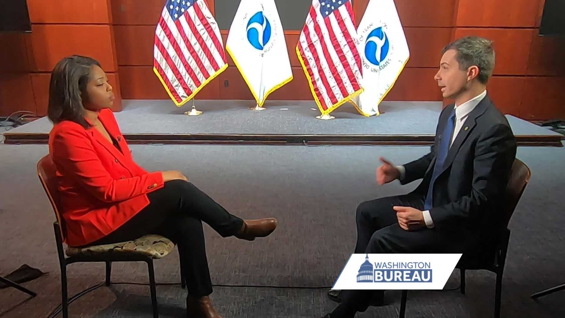 Pete Buttigieg discusses close calls at airports and what's to blame