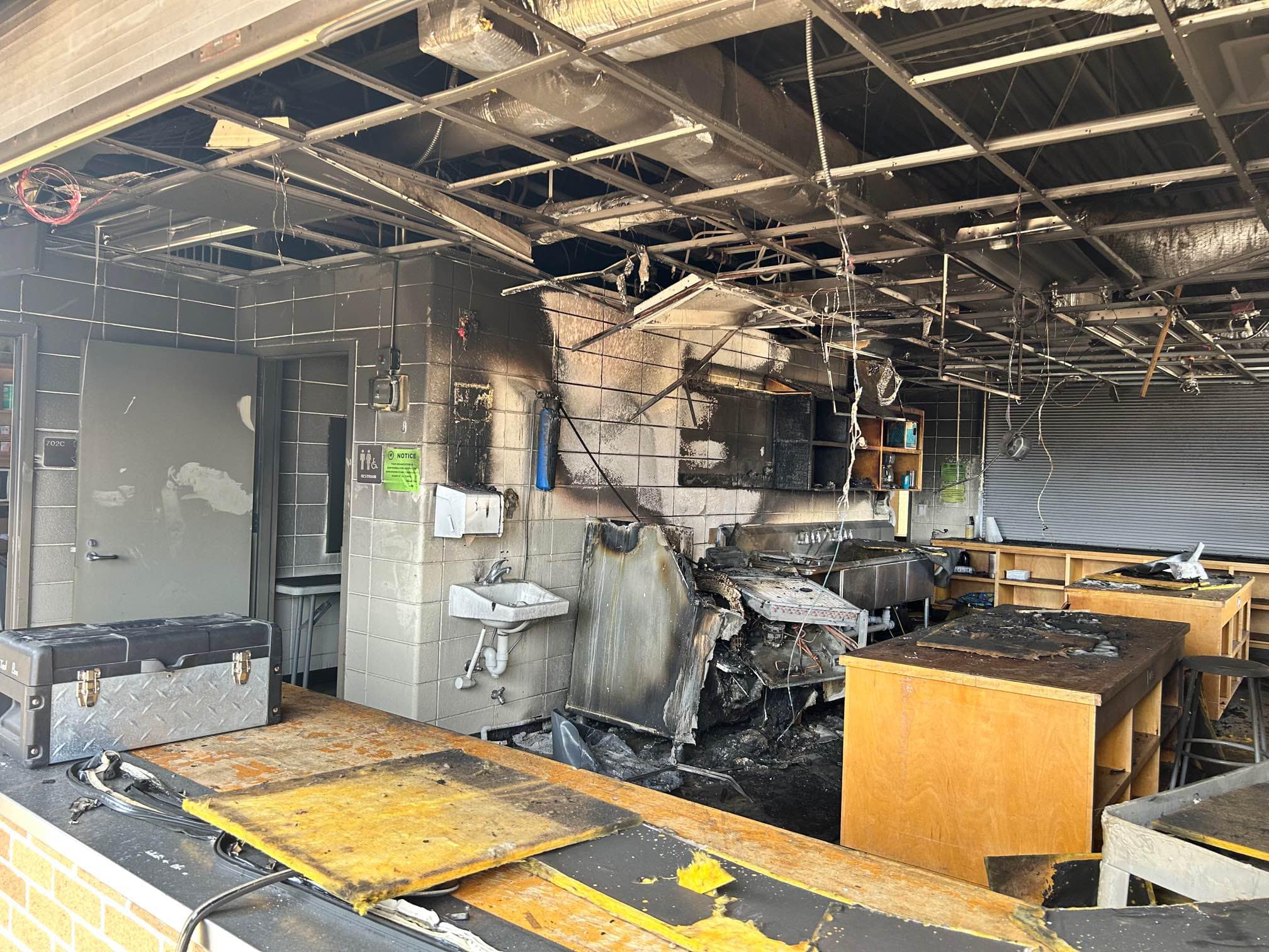 Repairs underway on Willis ISD concession stand damaged in fire