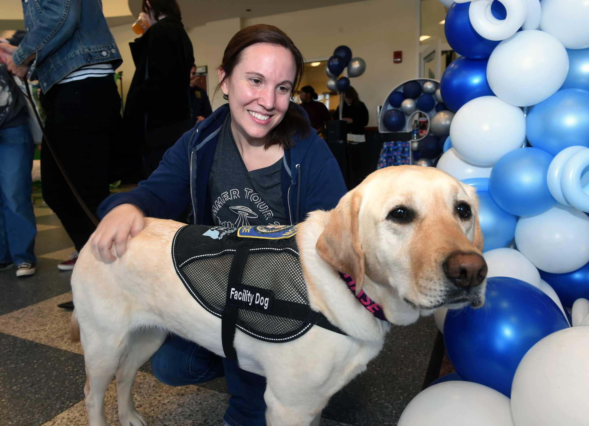 SCSU throws service dog Jules a self-care party for his 3rd birthday