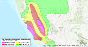 Storm updates: Calif.'s Central Coast at 'high risk for flooding'