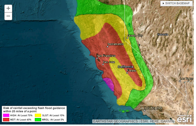 Storm updates: Calif.'s Central Coast at 'high risk for flooding'