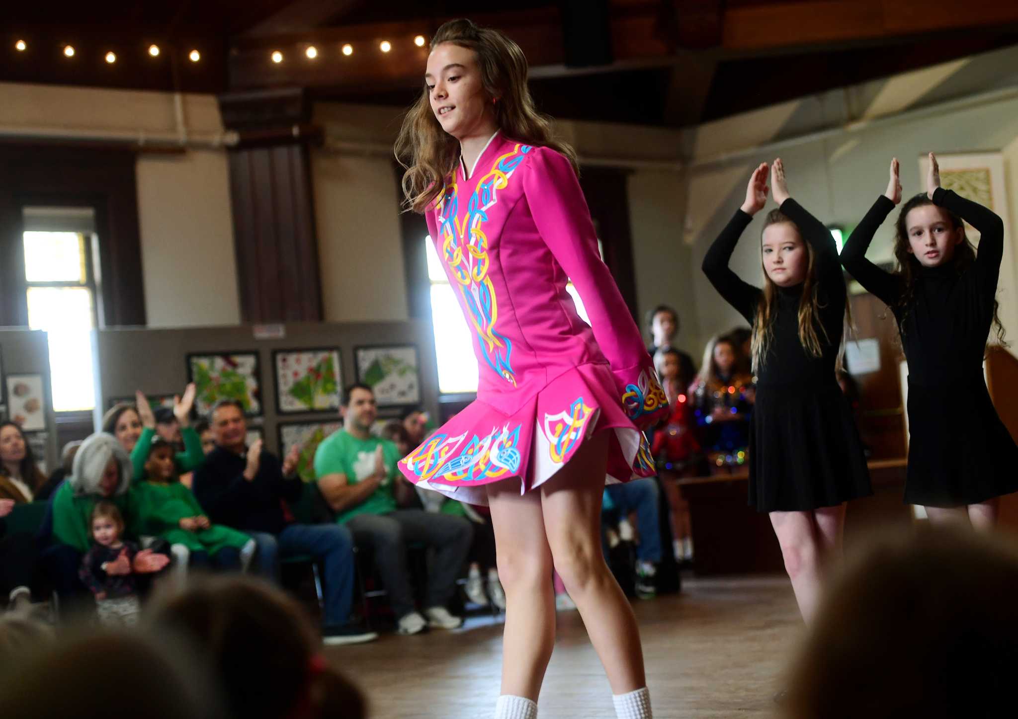 Photos: Irish dancers perform at Pequot Library