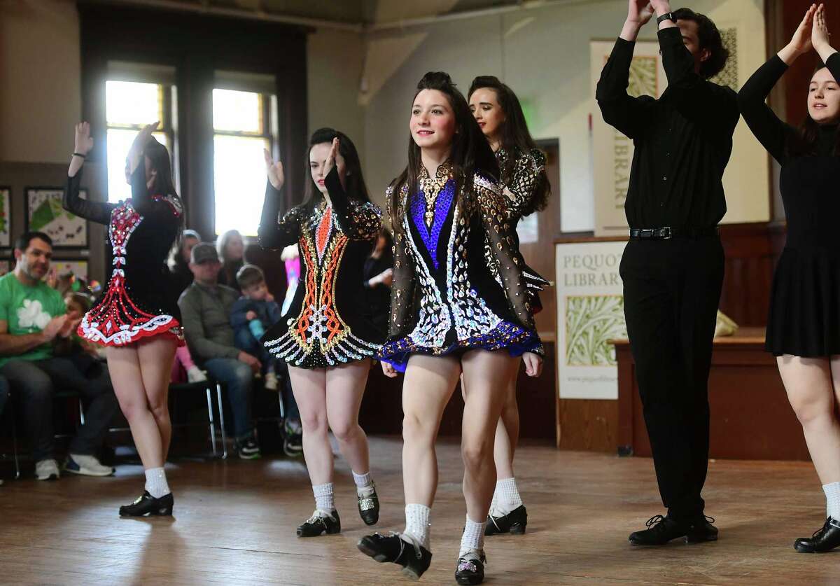Photos: Irish dancers perform at Pequot Library