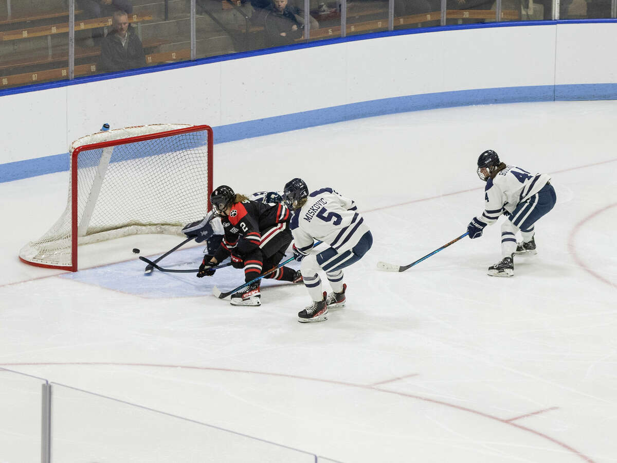 Yale women's hockey vs. Northeastern in NCAA regional final.